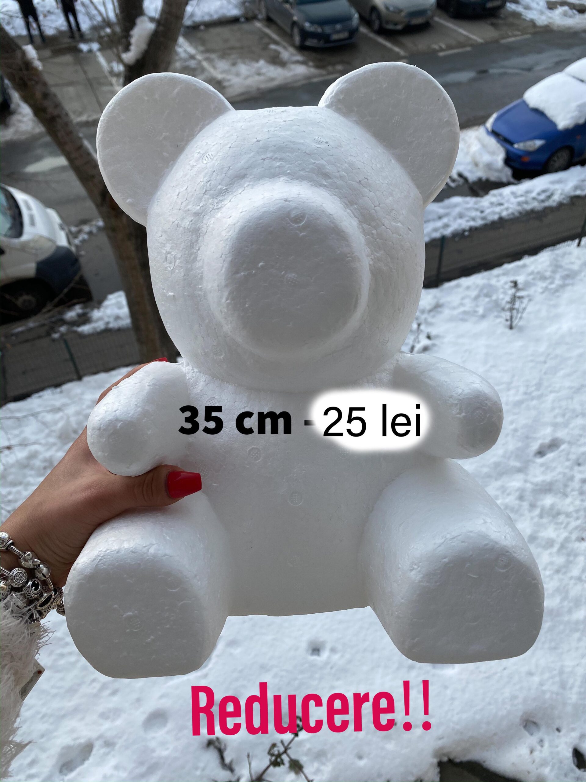 Urs polistiren – Trandafiri din Spuma